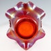 Vintage Fenton Handmade Ruby Red Stretch Glass Basket - Etsy