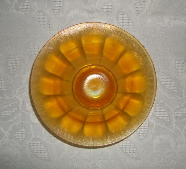 Lancaster Glass Made Bright Amber Stretch Glass 9 Flared - Etsy