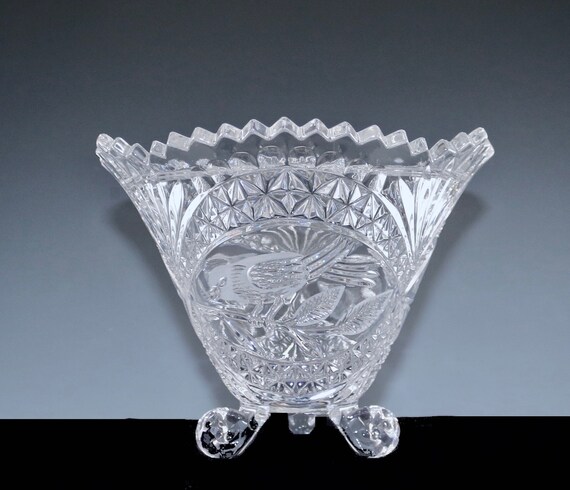 Hofbauer Made in Germany Byrdes Crystal Glass 3 Footed Bird - Etsy