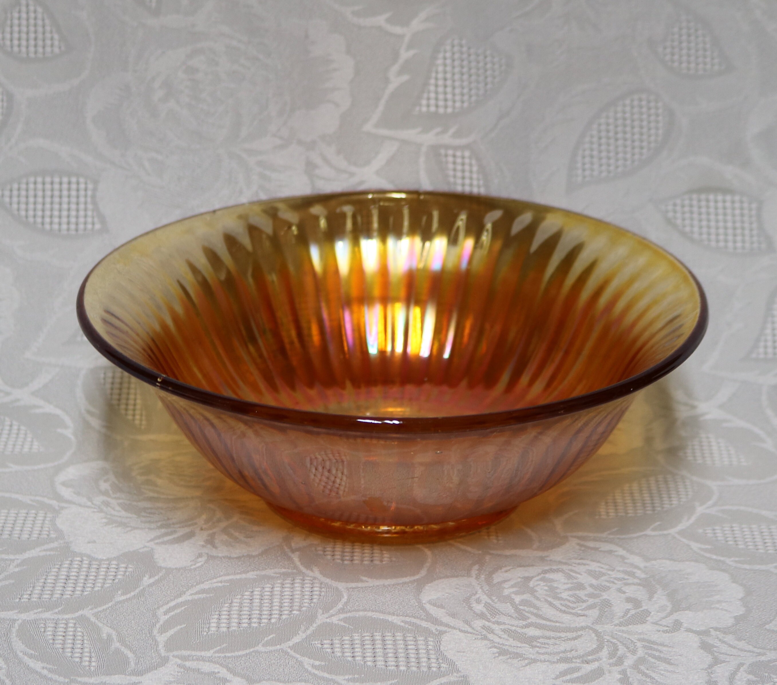 Vintage Imperial Marigold Carnival Rib Optic 9 Bowl - Etsy
