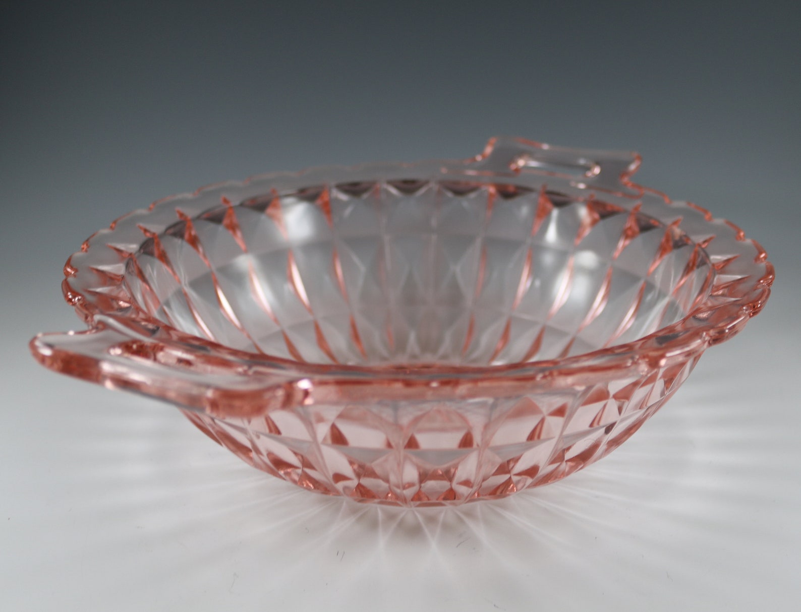 Vintage Jeannette Pink Depression Glass Windsor Pattern Glass - Etsy