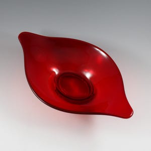 Vintage Viking? Handmade Ruby Covered Candy Dish - Etsy