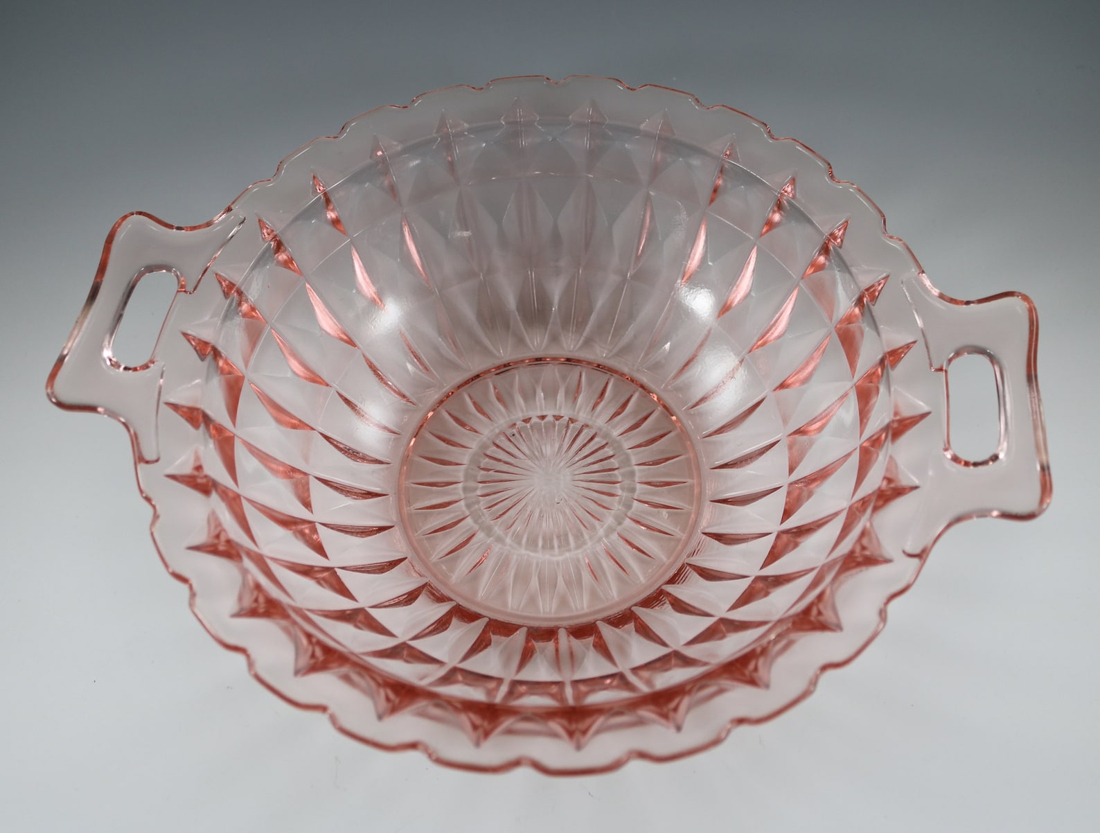 Vintage Jeannette Pink Depression Glass Windsor Pattern Glass - Etsy