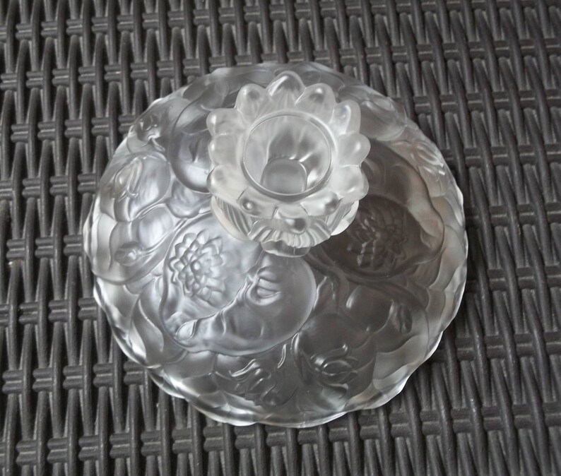 Vintage Fenton Crystal Satin water Lily Pattern - Etsy