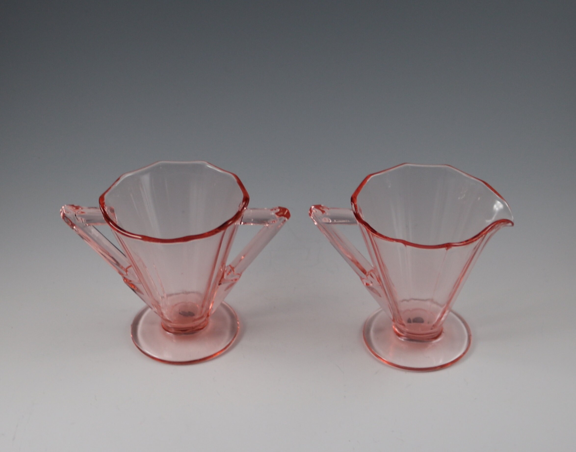 Antique Cambridge Handmade Pink Depression Decagon Pattern - Etsy