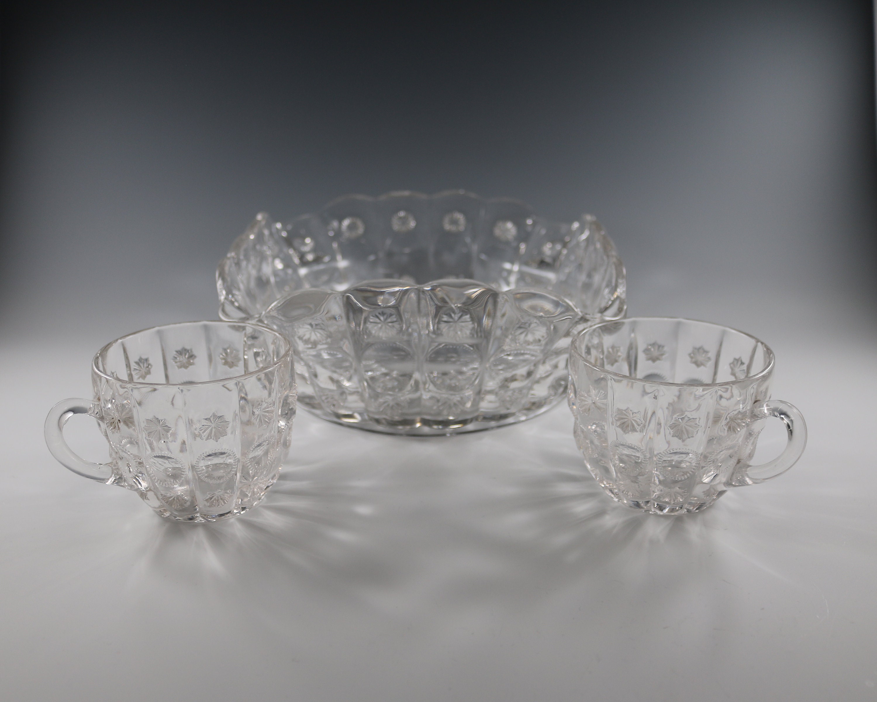 Antique Dalzell, Gilmore and Leighton Glass Company Handmade Alexis ...