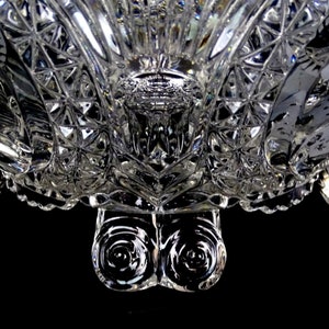 Hofbauer Crystal Glass Byrdes Collection 24% Lead Crystal 8 1/2" FOOTED ...