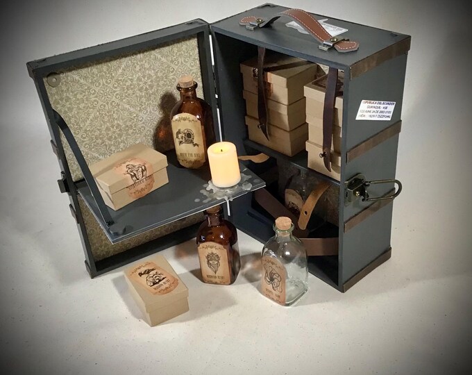 Potion Master Trunk, Mini Wizard Trunk Potions, Spells, Fantasy ...