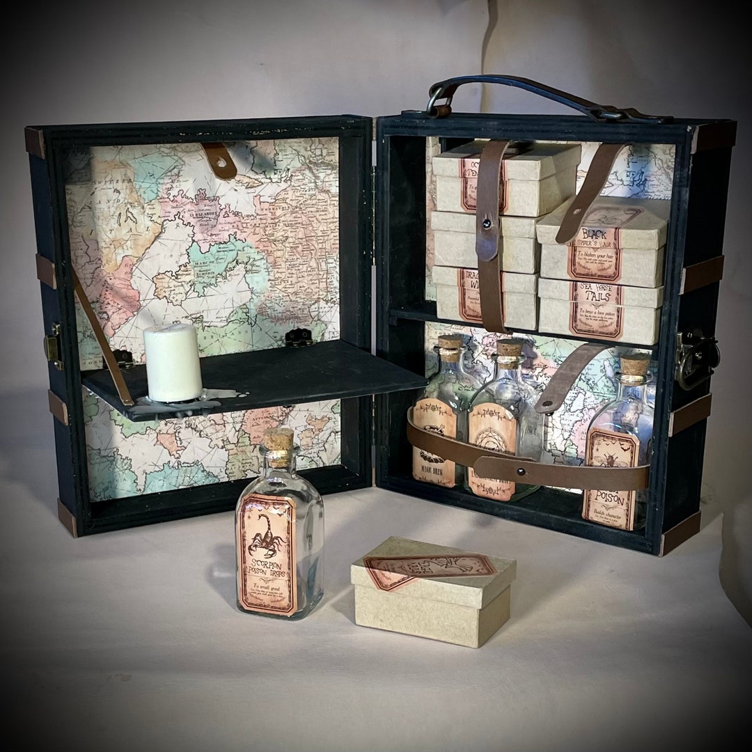 Potion Master Trunk, Mini Potion Trunk, Wizard Trunk Potions, Spells ...