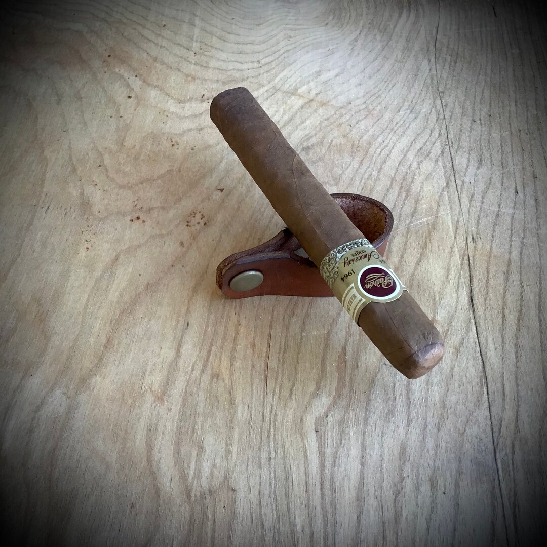 Cigar Rest, Cigar Holder, Leather Cigar Stand. Travel Cigar Stand - Etsy