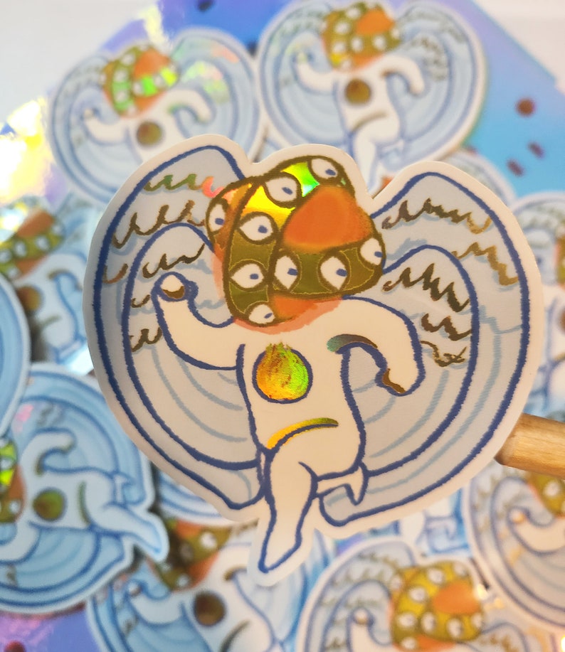 Biblically Accurate Angel Vinyl Stickers Cherubim Seraphim Ophanim - Etsy