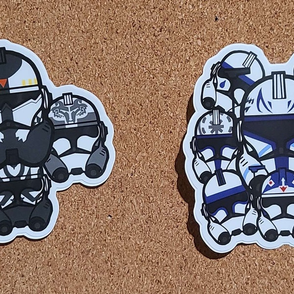 Clone Trooper Helmet Decal - Etsy