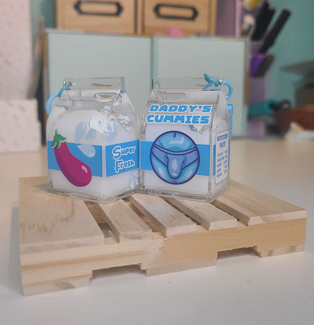 Cummies 3d Milk Carton Charm Keychain - Etsy