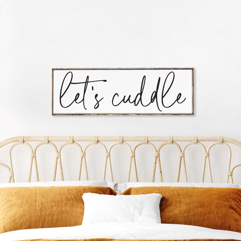 Lets Cuddle Sign - Etsy