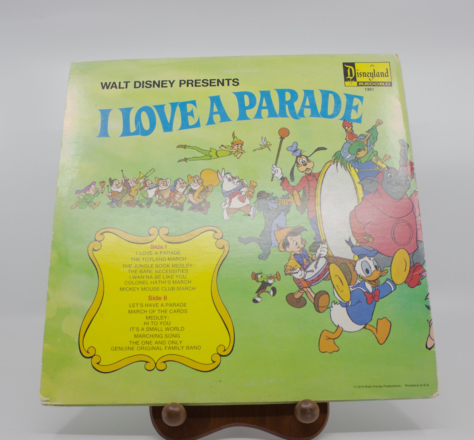 Walt Disney's 'I Love a Parade' Vinyl Record - Etsy