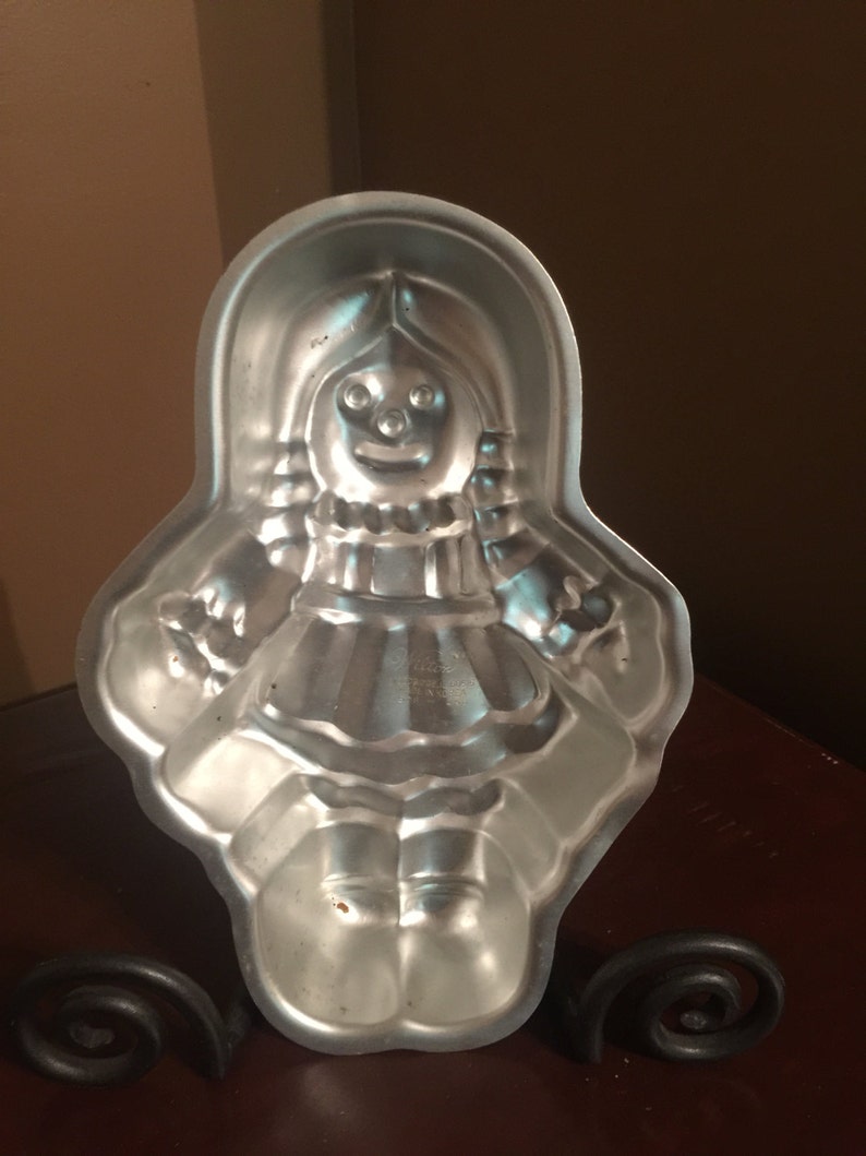 Mini Storybook Raggedy Ann Doll Cake Pan - Wilton Vintage 1975 (see ...