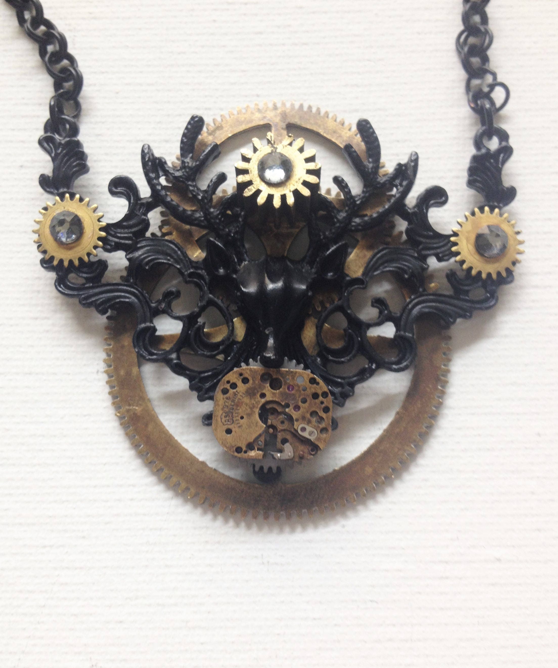 House Baratheon Family Sigil Inspired Steampunk Necklace, Game of ...