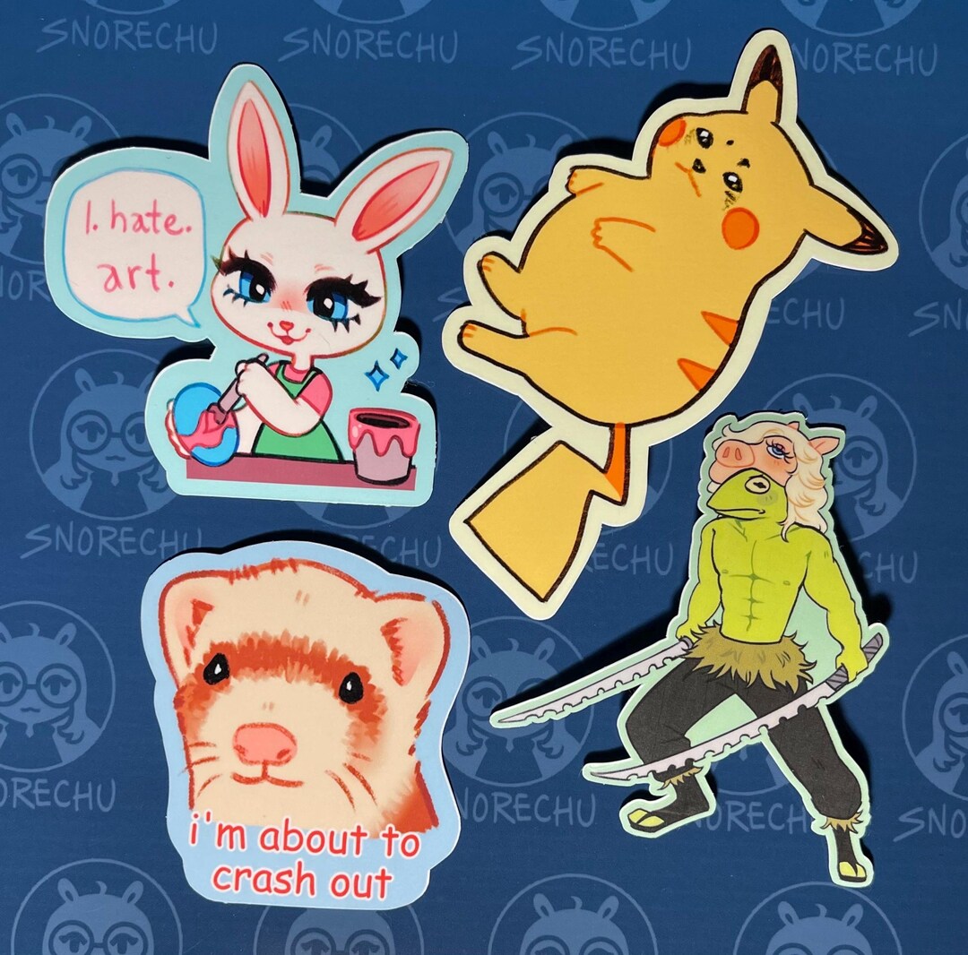 Silly Meme Stickers for Expressing Yourself - Etsy