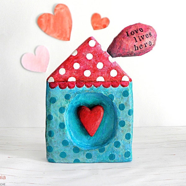 Paper Mache Houses - Etsy