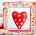 Paper Mache Colorful Frame With Polka Dot Heart Wherever You - Etsy