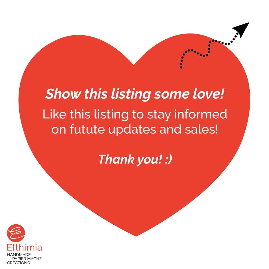 Paper Mache Cute Figurine With Bird and Heart, Happy Figure, Papier ...