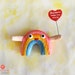 Paper Mache Happy Rainbow Figurine Rainbows Make Me Smile - Etsy