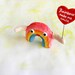 Paper Mache Happy Rainbow Figurine Rainbows Make Me Smile - Etsy