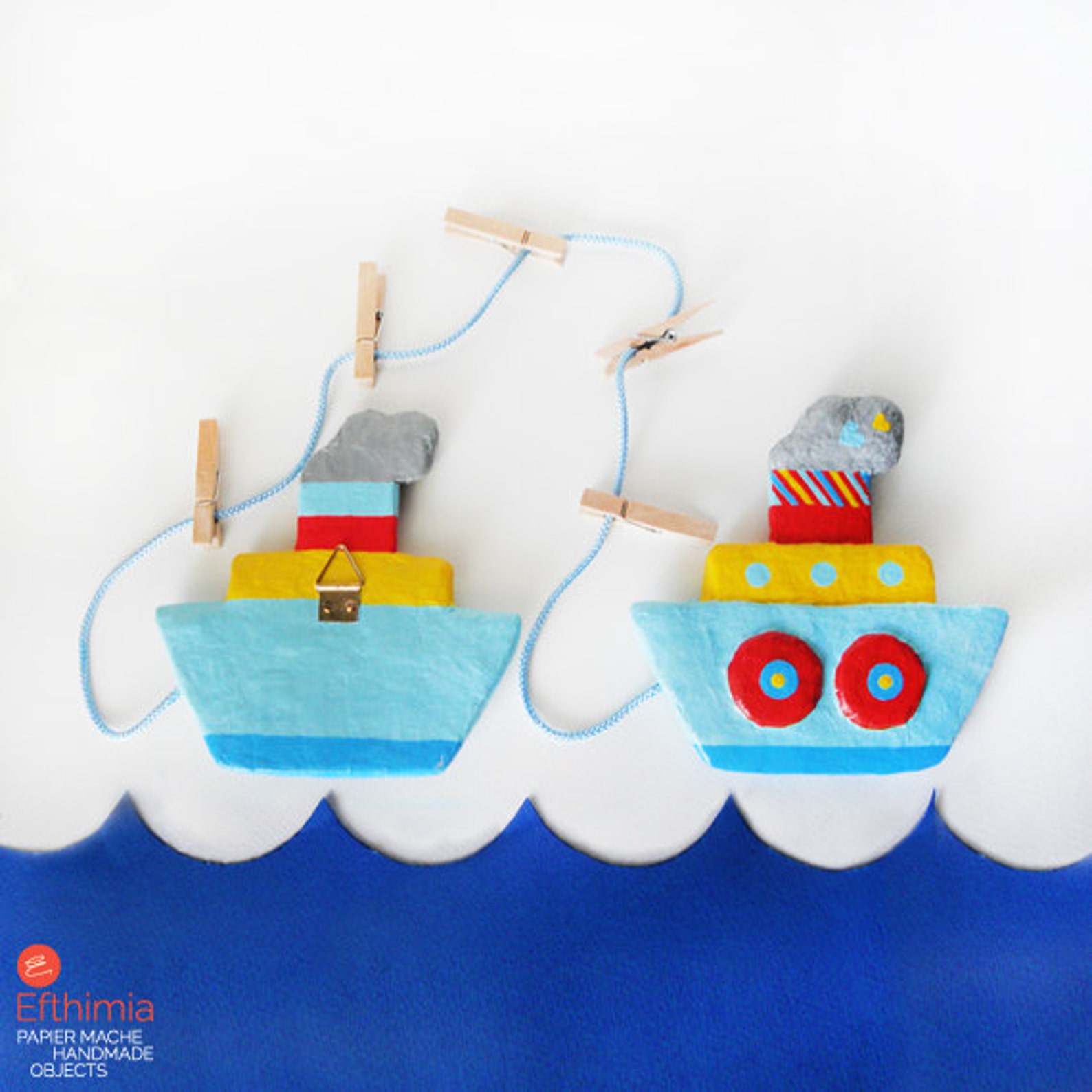 Kids Art Display Boats Display Hanger Artwork Display Kids - Etsy