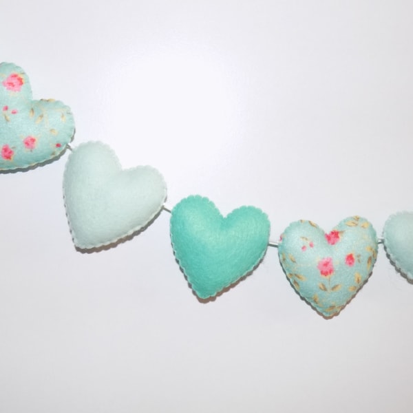 Heart Garland - Etsy