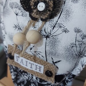 Fabric Heart, Floral Heart, Fabric Hanging Heart, Primitive Heart - Etsy