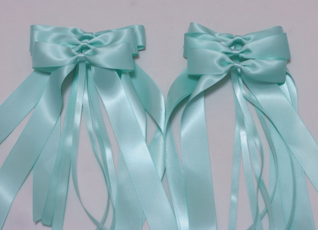 Ribbon Bows,bowknots,wedding Car,pew,chair,flower Basket Decor,bouquets ...