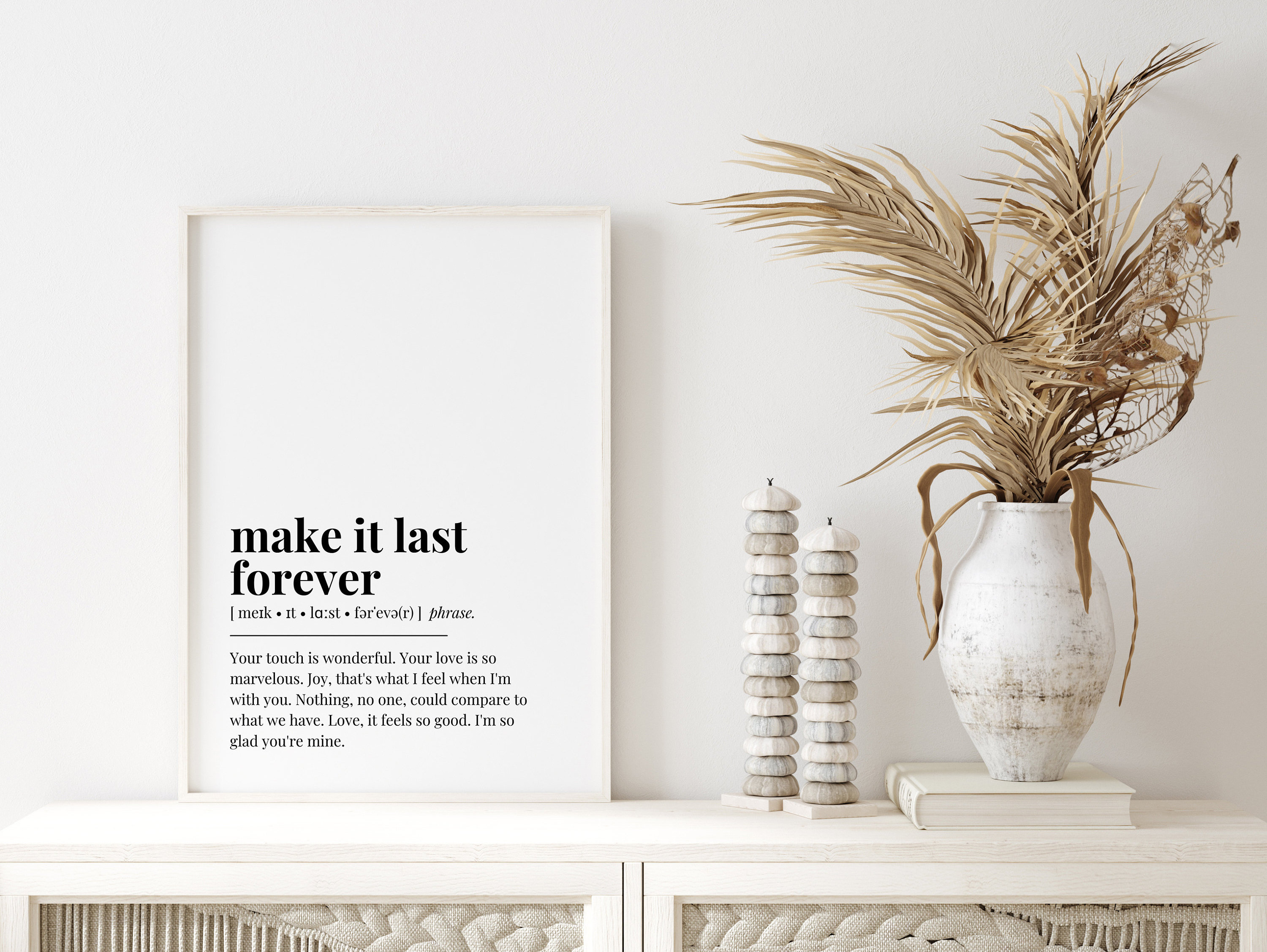Make It Last Forever Definition Poster Definition Print - Etsy