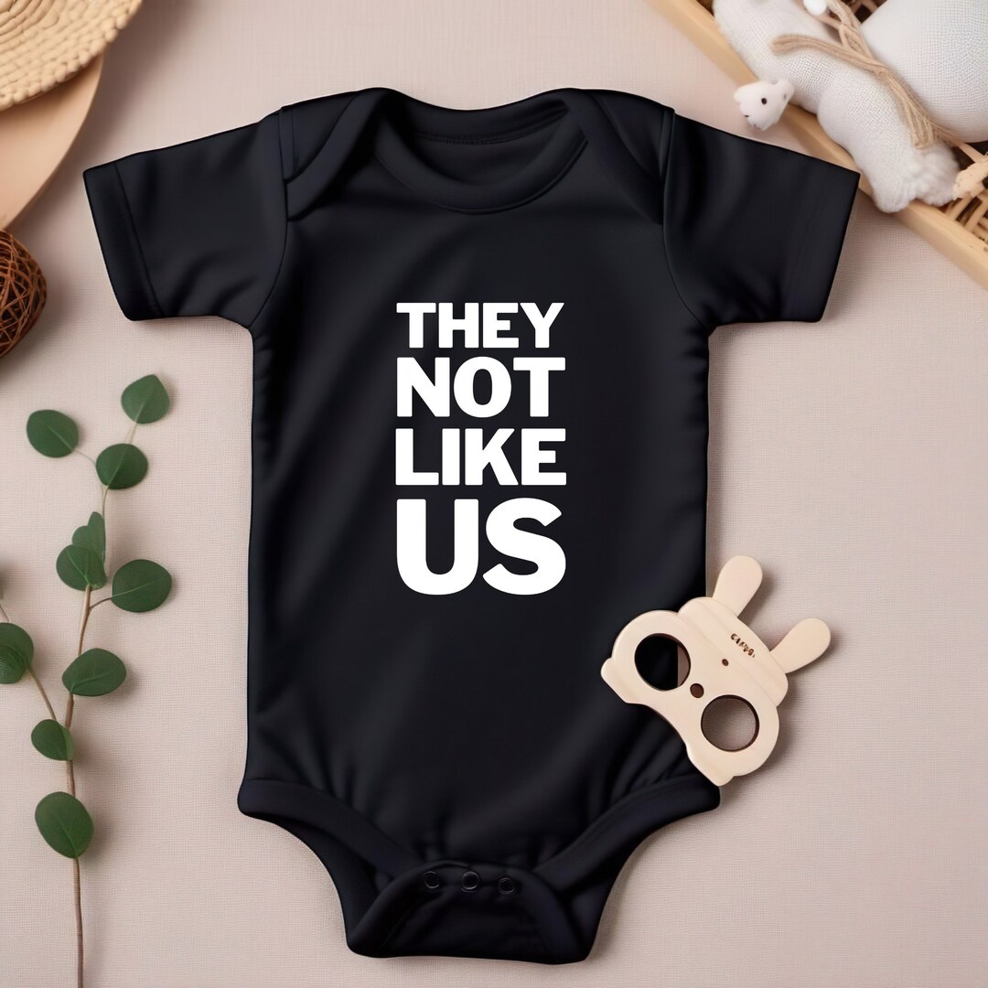 They Not Like Us Baby Onesie®, Hip Hop Baby Clothes, Hip Hop Onesie ...