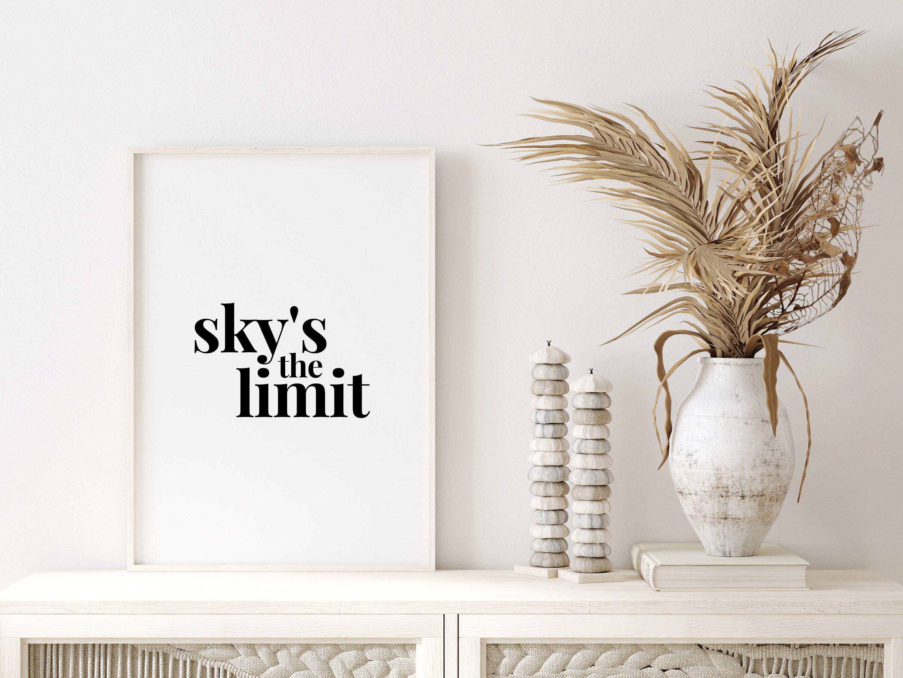 Sky's the Limit Wall Art Notorious BIG Lyrics Poster Rap | Etsy