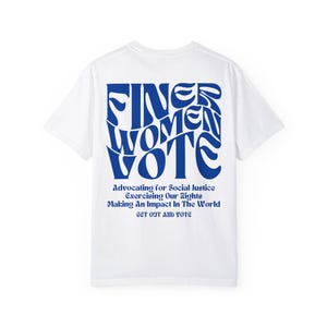 Finer Women Vote Zeta Phi Beta Inspired Tshirt, Z Phi B Stroll to the ...