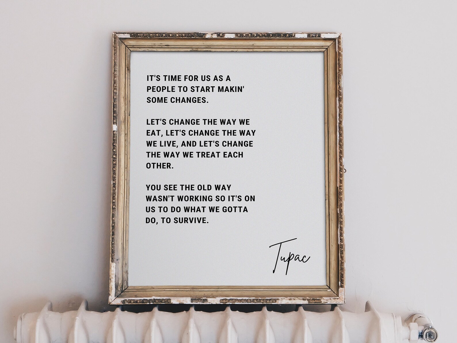 Tupac Changes Lyrics Wall Art Rap Lyrics Wall Art Hip Hop | Etsy
