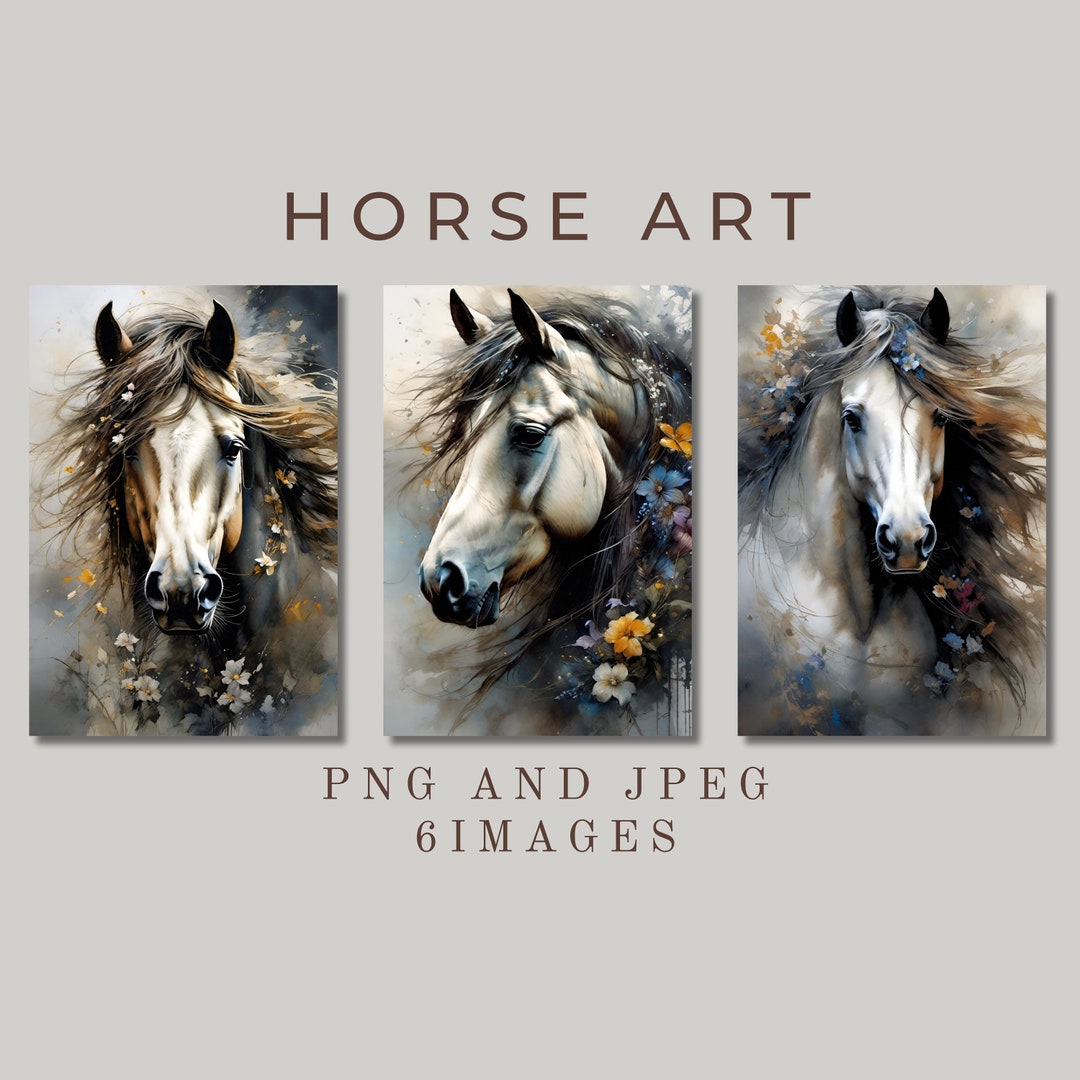 Horse Art, Paint Effect, Digital Paintings, Prints, Printable Paper ...