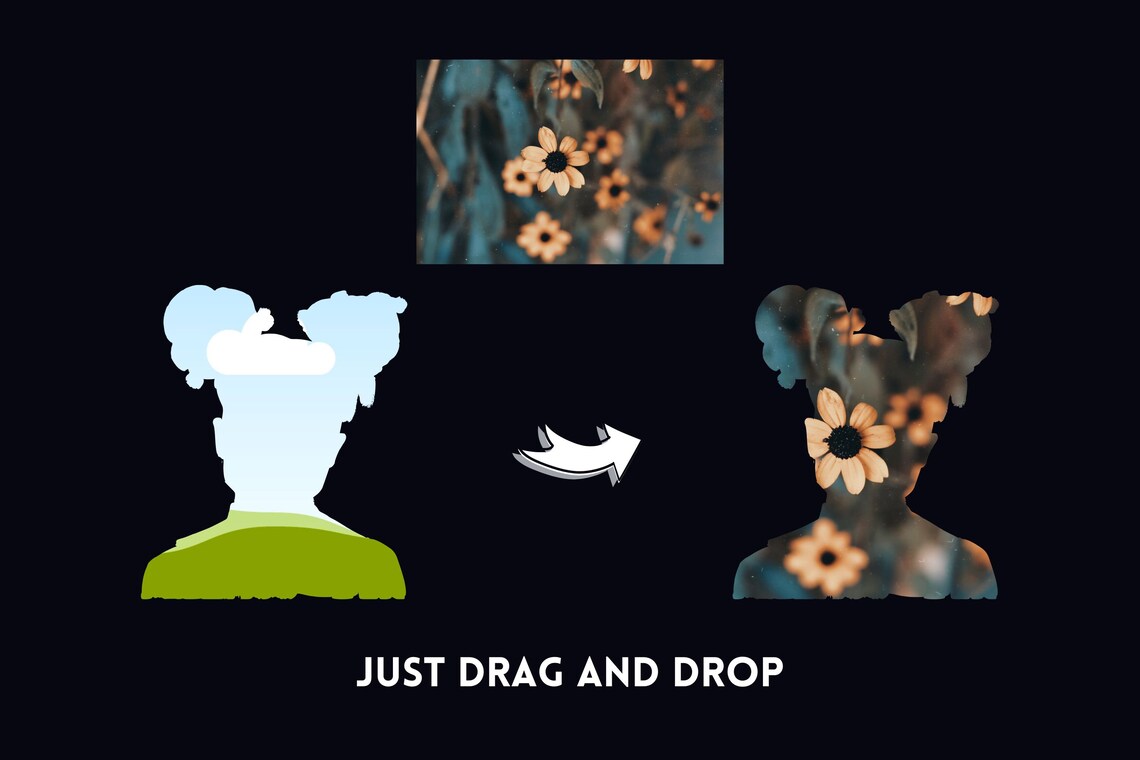 Female Portrait Frames Canva, Womem Portraits Shape Frames, Editable ...