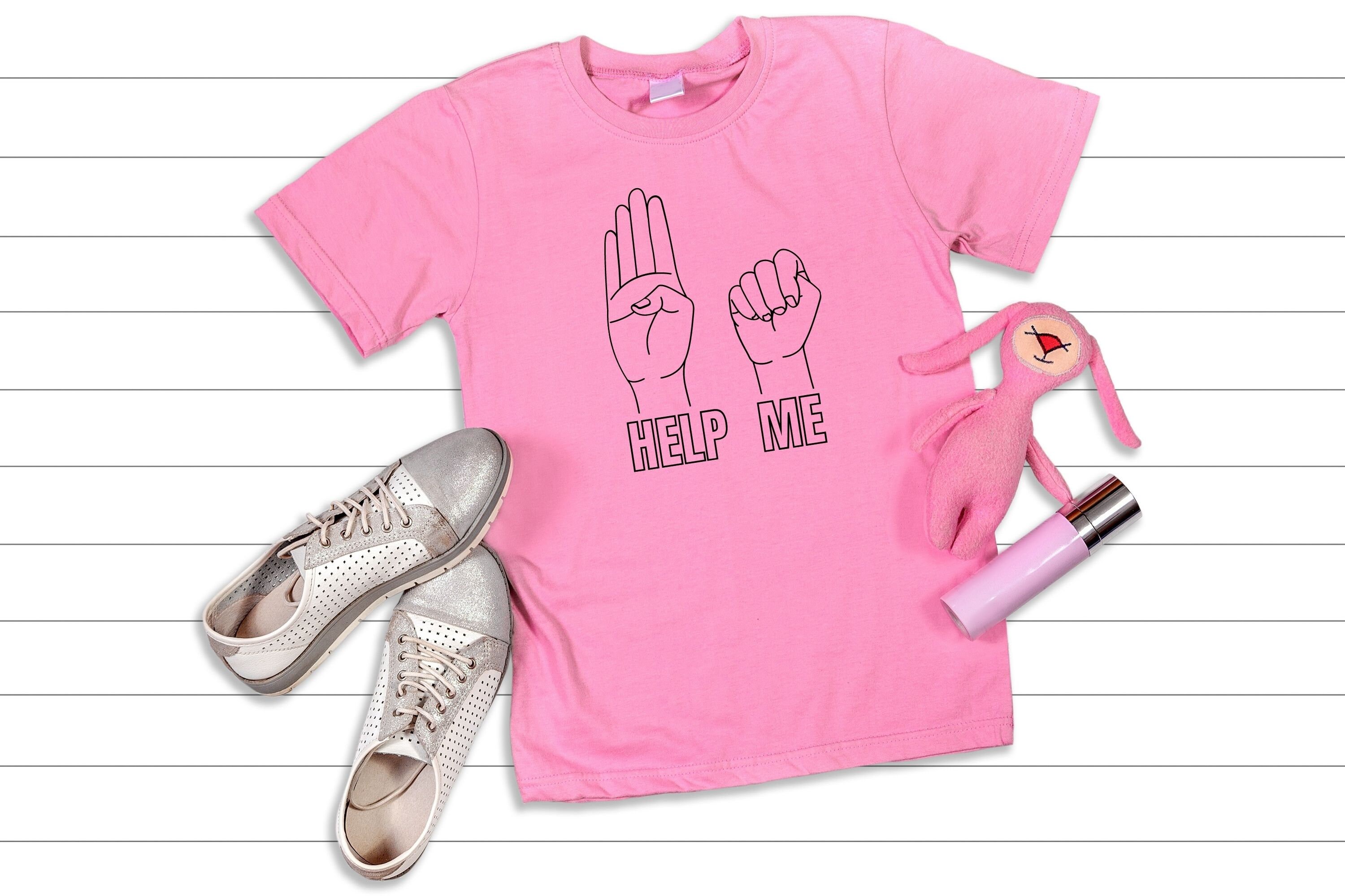 Handzeichen mit Hilfetext, Das Signal für Hilfe, sofortiger Download ...