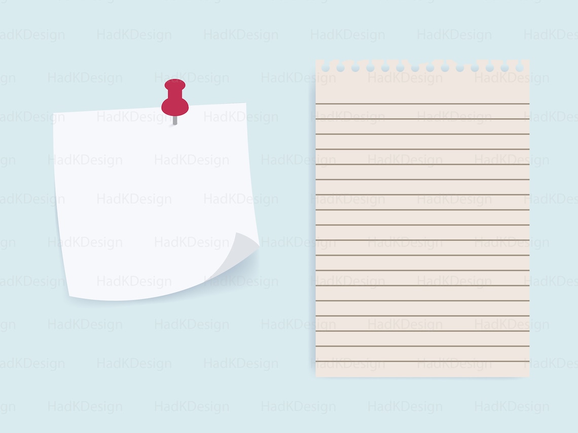 Blank Reminder Paper Notes Set, Collection of Various Note Papers - Etsy