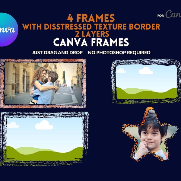 Distressed Frames - Etsy