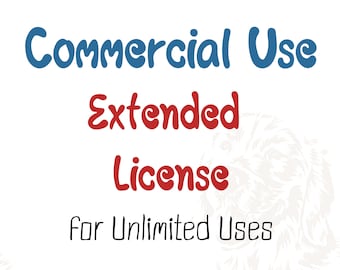 EXTENDED COMMERCIAL LICENSE for One Digital Product Design for One ...