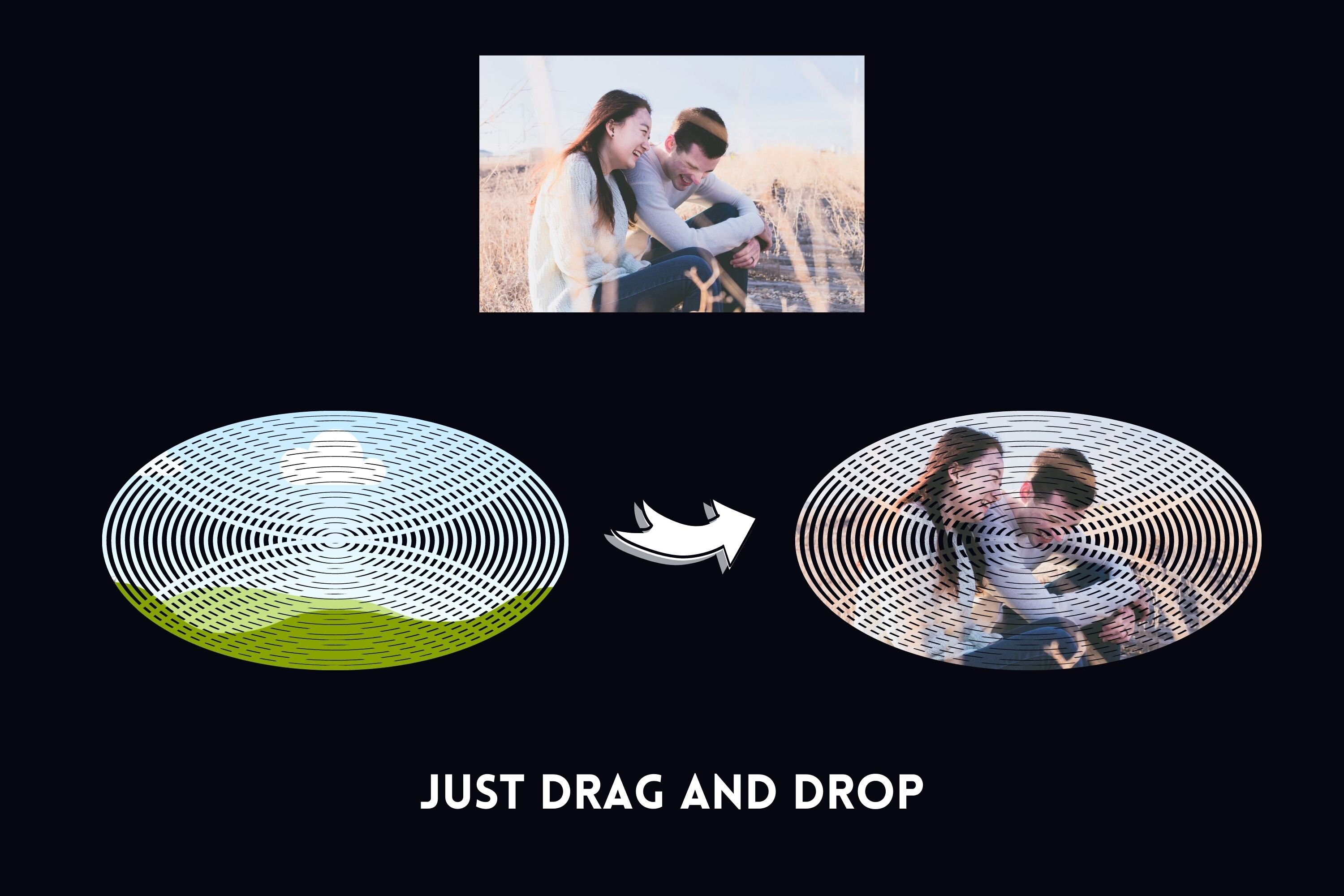 Editable Canva Frames, Abstract Pattern Canva Frames, Custom Background ...