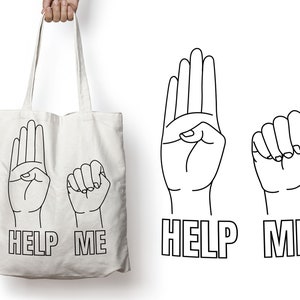 Signal for Help Hand Sign: Printable Art (digital Download) - Etsy