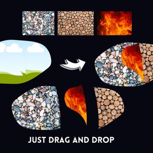 3 Separated Layers Canva Frames, Canva Frames Bundle, Fill Your Own ...