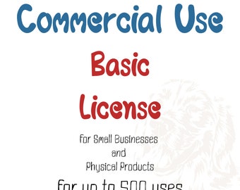 BASIC COMMERCIAL LICENSE for One Digital Product Design for One Person ...