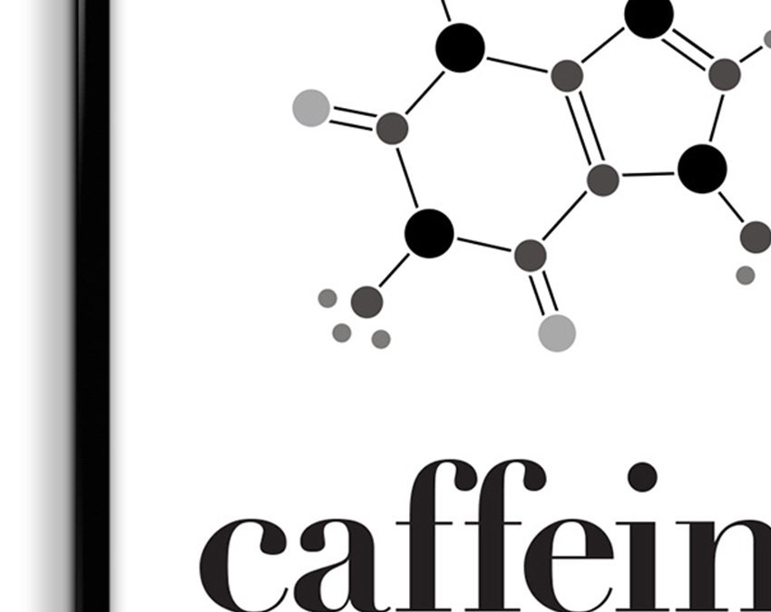 Caffeine Chemistry > Quirky Coffee Typography Print / Kitchen / Home ...