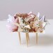 Origami Flower Cake Topper, Book Page Flowers, Paper Flowers - Etsy