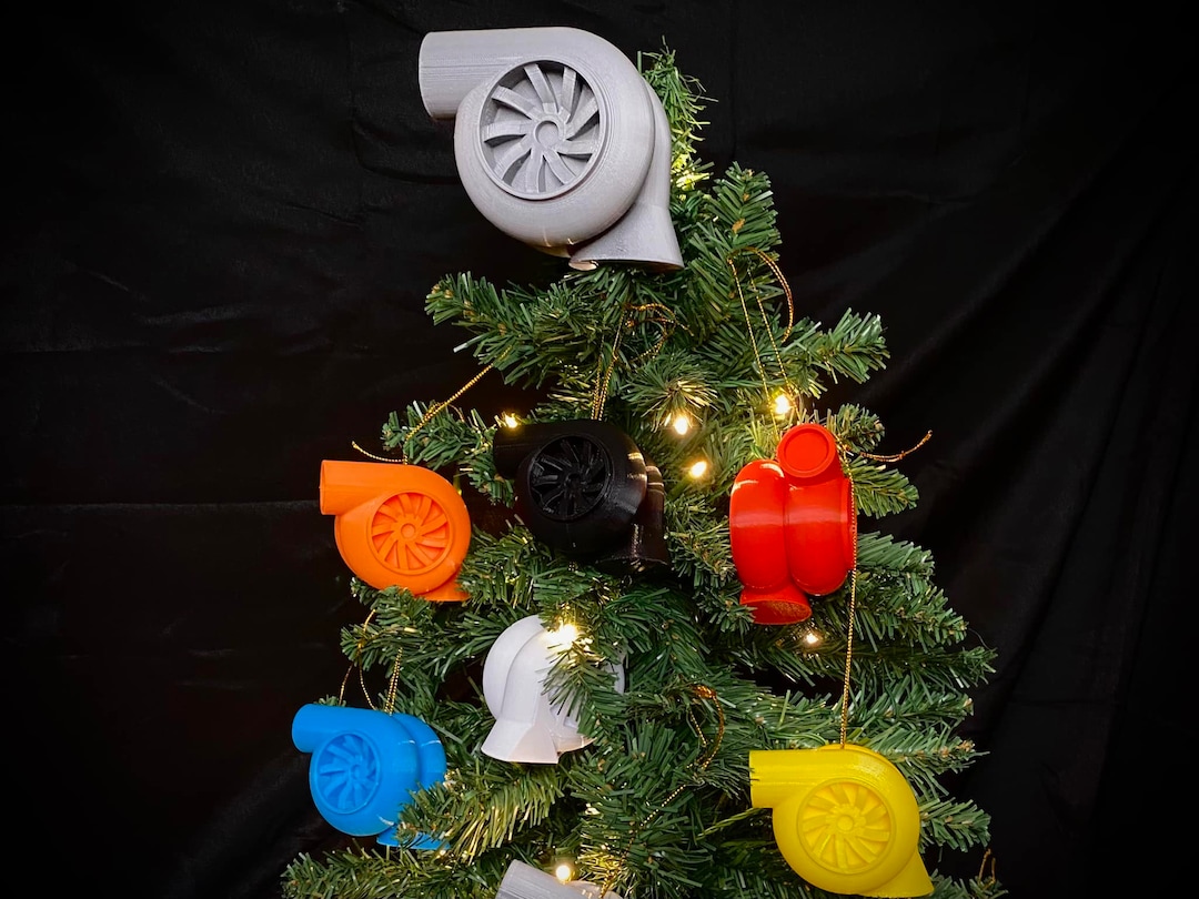 3x Turbo Christmas Tree Ornament -16 Diffrent Colors - 2 Types - Etsy