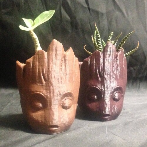 Groot Head Pot Planter next Day Shipping - Etsy